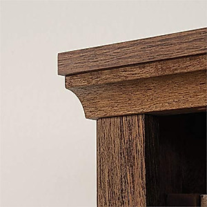 Sauder Misc Storage 5-Shelf Tall Wood Bookcase in Vintage Oak