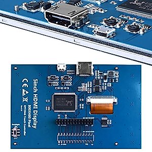 Longruner 5 Inch Touch Screen 800x480 TFT LCD Display for Raspberry Pi 3 2 Model B RPi 1 B B+ A A+ LSC5A (5 inch Touch Screen)