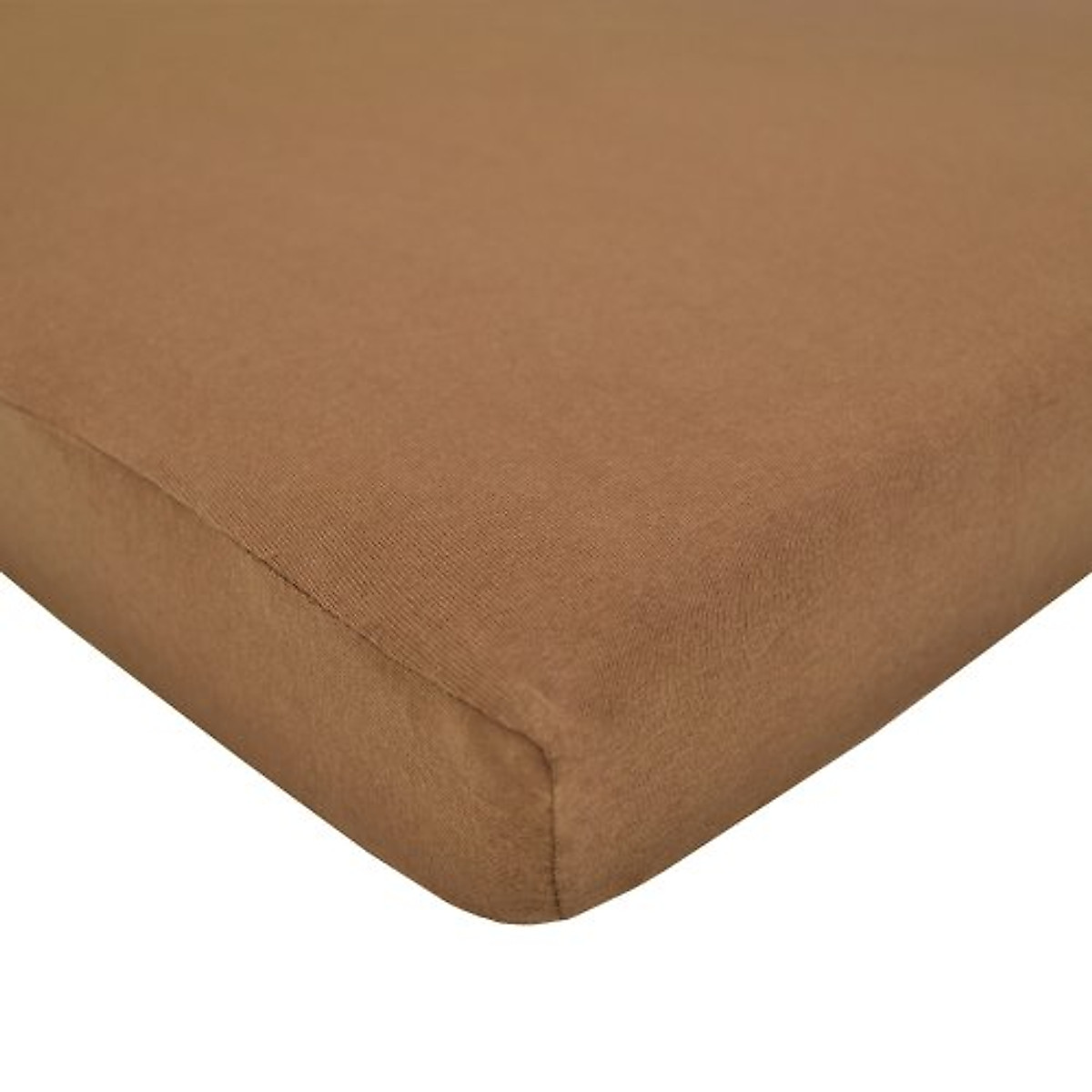 TL Care Supreme 100% Natural Cotton Jersey Knit Mini Crib Sheet, Chocolate, 24" x 38" Soft Breathable, for Boys and Girls