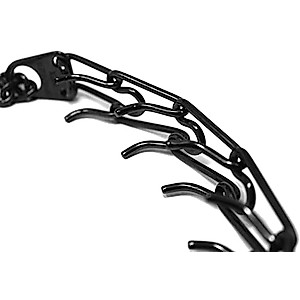 Herm Sprenger Black Stainless Steel Prong Dog Training Collar Ultra-Plus Pet Pinch Collar No-Pull Collar for Dogs Anti Pull Training Collar Made in Germany 3.2mm x 23in Medium