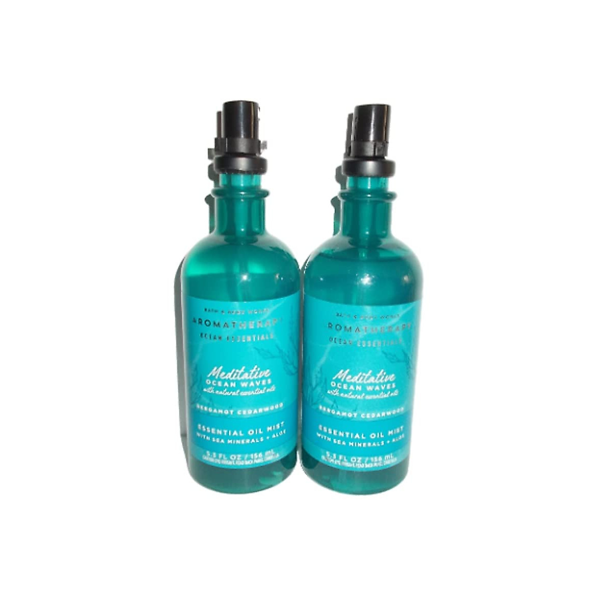 Bath and Body Works Ocean Waves Bergamot Cedarwood Essential Oil Mist Set