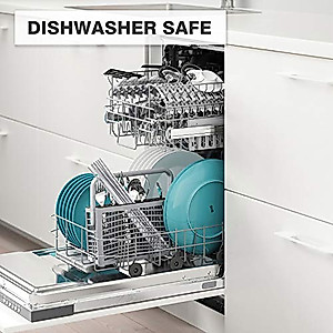 Omia Metal Chopsticks Premium Reusable 5 Pairs Stainless Steel Chopsticks Dishwasher Safe Lightweight Non-Slip Chop Sticks