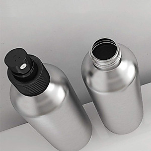 Cheung Constore 120ml 4oz Aluminum Fine Mist Atomizers Spray Bottle Metal Refillable Containers Liquid Storage Pump Vials For Essential Oils,Aromatherapy,Perfumes-2 Pack (Black Sprayer)