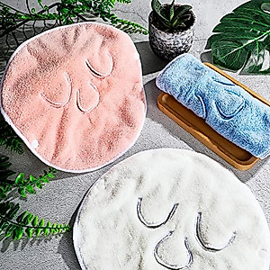 3 Pieces Reusable Face Towel Mask Anti Aging Facial Steamer Towel Moisturizing Rejuvenation Facial Steamer Masks Cold Hot Stocking Stuffers for Sister Skin Care Facial Spa Kit for Women Girls