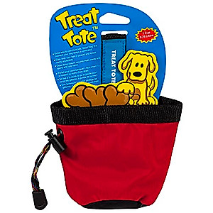 Chuckit Treat Tote Dog Treat Pouch for Puppy Training, 1 Cup Capacity, Assorted Colors