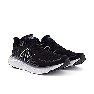 New Balance Men's Fresh Foam X 1080 V12 Running Shoe, Black/Thunder/White, 9