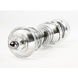 Peugeot - Nancy Manual Pepper Mill - Transparent Adjustable Grinder - Acrylic, Clear, 15 inches