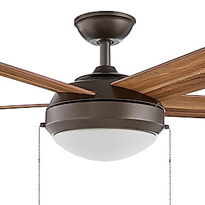 Hampton Bay Claret 52 in. Indoor Oil Rubbed Bronze Ceiling Fan with Light Kit, (SW20006 ORB)