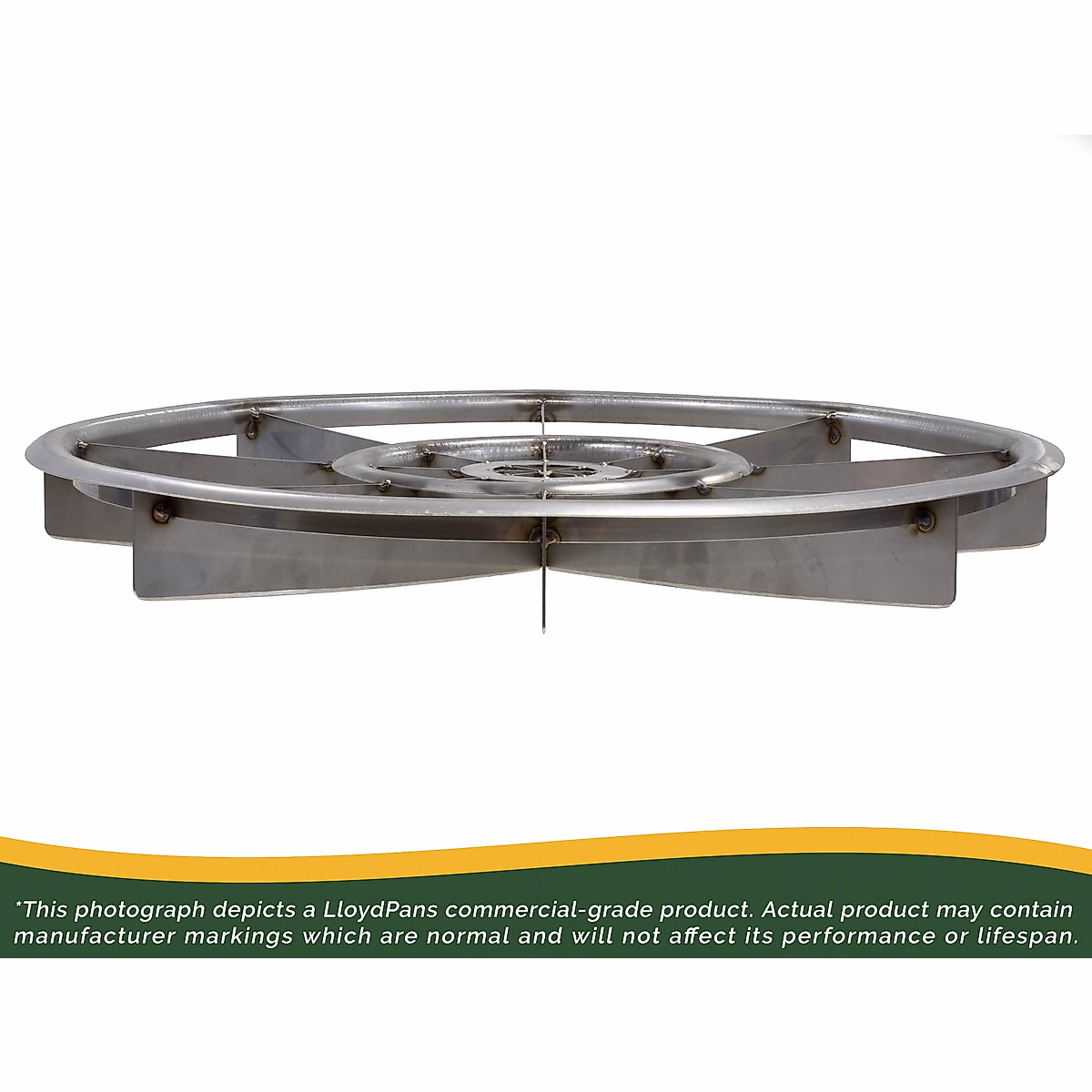 LloydPans 16 inch 8-Slice Pizza Cutter The Equalizer Multi-Blade Rocker Knife *Made for commercial use not intended for home use *