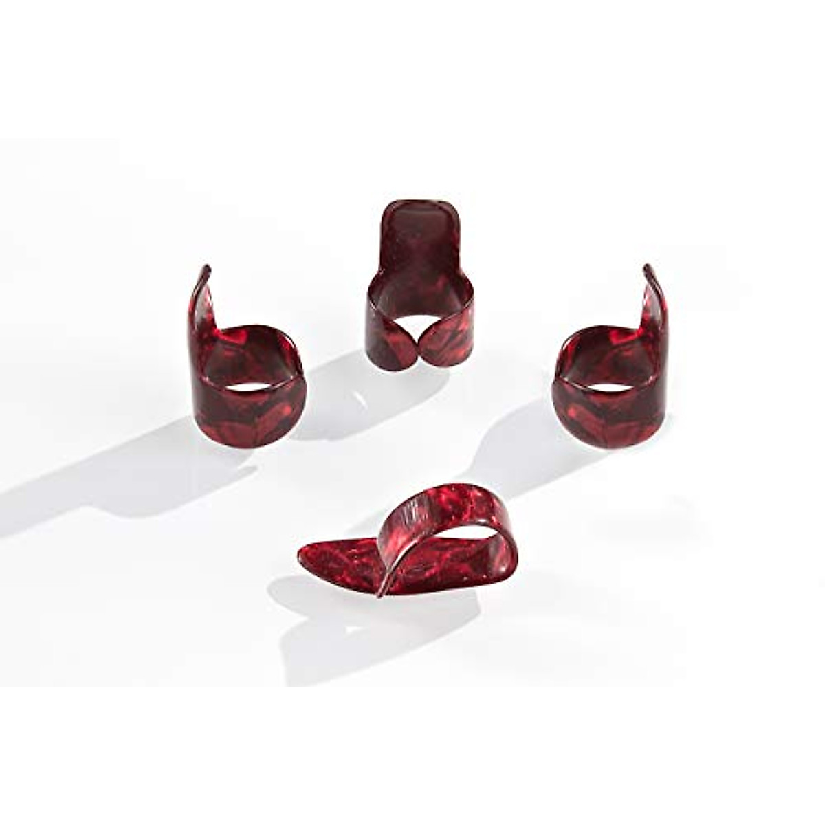 EPIC berry Thumb and Finger Picks - Large Red - Best for Fingerstyle Acoustic Guitar, Banjo or Ukulele. Includes a Pouch.