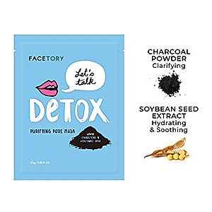 FACETORY Collection Facial Mask Set - Hydrating, Purifying, Soothing, Moisturizing, Revitalizing - Soft, Form-Fitting Face Masks, For All Skin Types, Pack of 5 Sheet Masks