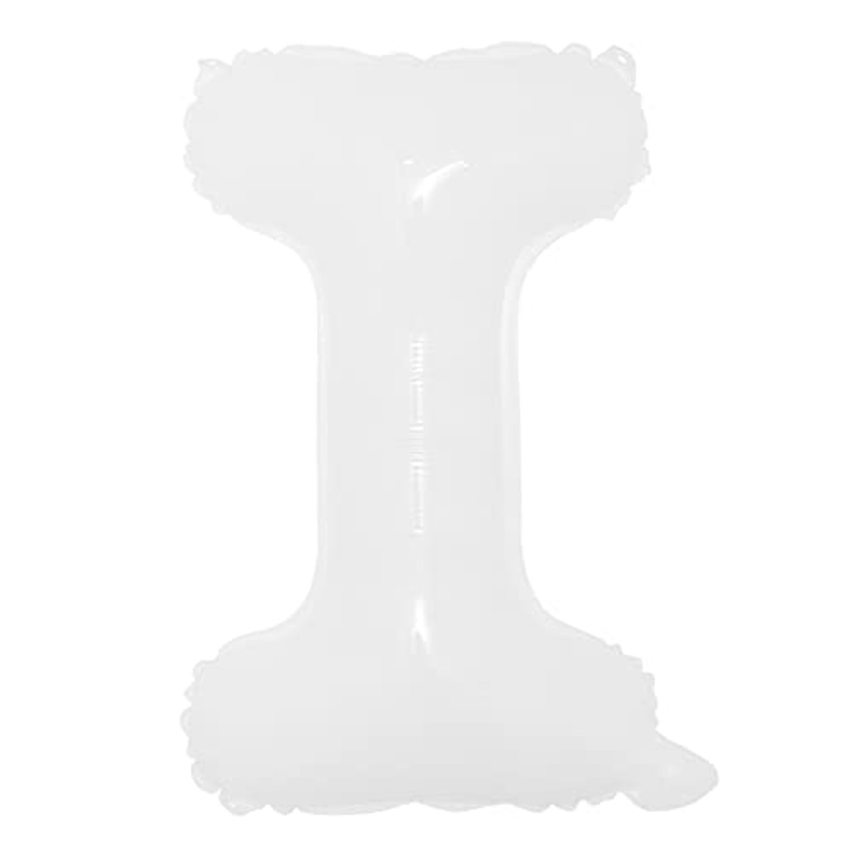 16 inch White Alphabet Letter and Number Balloons Set Package, Aluminum Hanging Foil Film Banner Mylar Balloon for Birthday Party Decoration Custom Word (A-Z, 0-9) (16 inch White I)