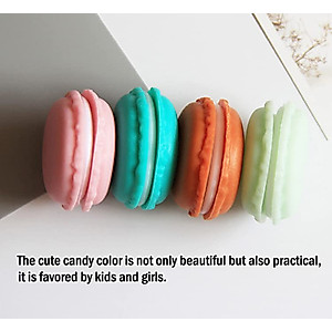 AKOAK 6 Pcs Mini Macaron Candy Box Earrings/Ring/Necklace/Headphones/SD Card Storage Box Round Pill Box