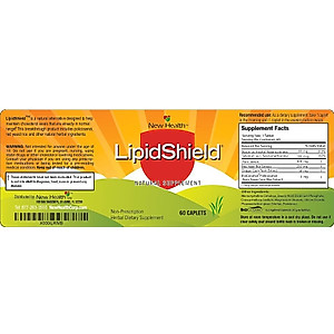 Lipidshield Natural Supplement - 60 Caplets