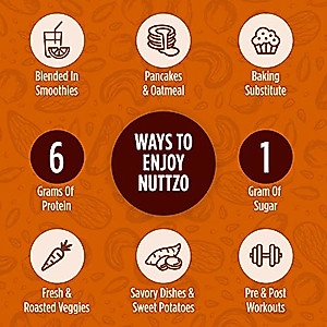 Nuttzo, Organic, Power Fuel, 7 Nut & Seed Butter, Smooth, 12 oz (340 g)