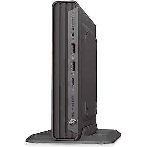 HP EliteDesk 800 G6 Mini Desktop Computer - 10th Gen Intel Core i5-10500T 6-Core up to 3.8 GHz CPU, 16GB RAM, 2TB NVMe SSD + 1TB HDD, Intel UHD Graphics 630, Wi-Fi 6 + Bluetooth 5.1, Windows 10 Pro