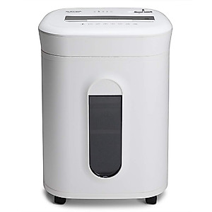 Aurora AU1060MA Professional Grade 10-Sheet High Security Micro-Cut Paper and Credit Card Shredder/ 60 Minutes/Security Level P-5, White, AU1060MA 10-sheet High Security Microcut