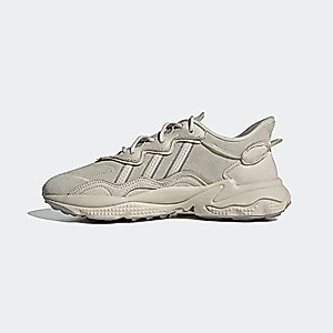 adidas Originals Women's Ozweego Ballet Flat, Boat Shoe, Clear Brown/Feather Grey/Wonder White, 8.5