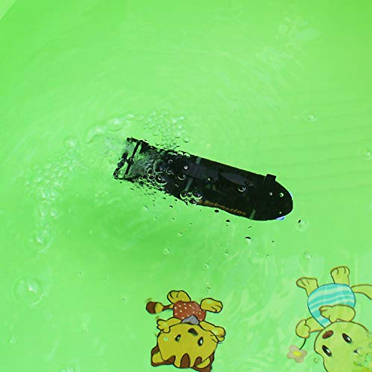 Tipmant Mini Remote Control Nuclear Submarine Toy RC Boat Electric Water Kids Birthday Gifts (Black)