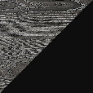 Convenience Concepts Graystone 31 inch 2 Tier Plant Stand, Weathered Gray/Black