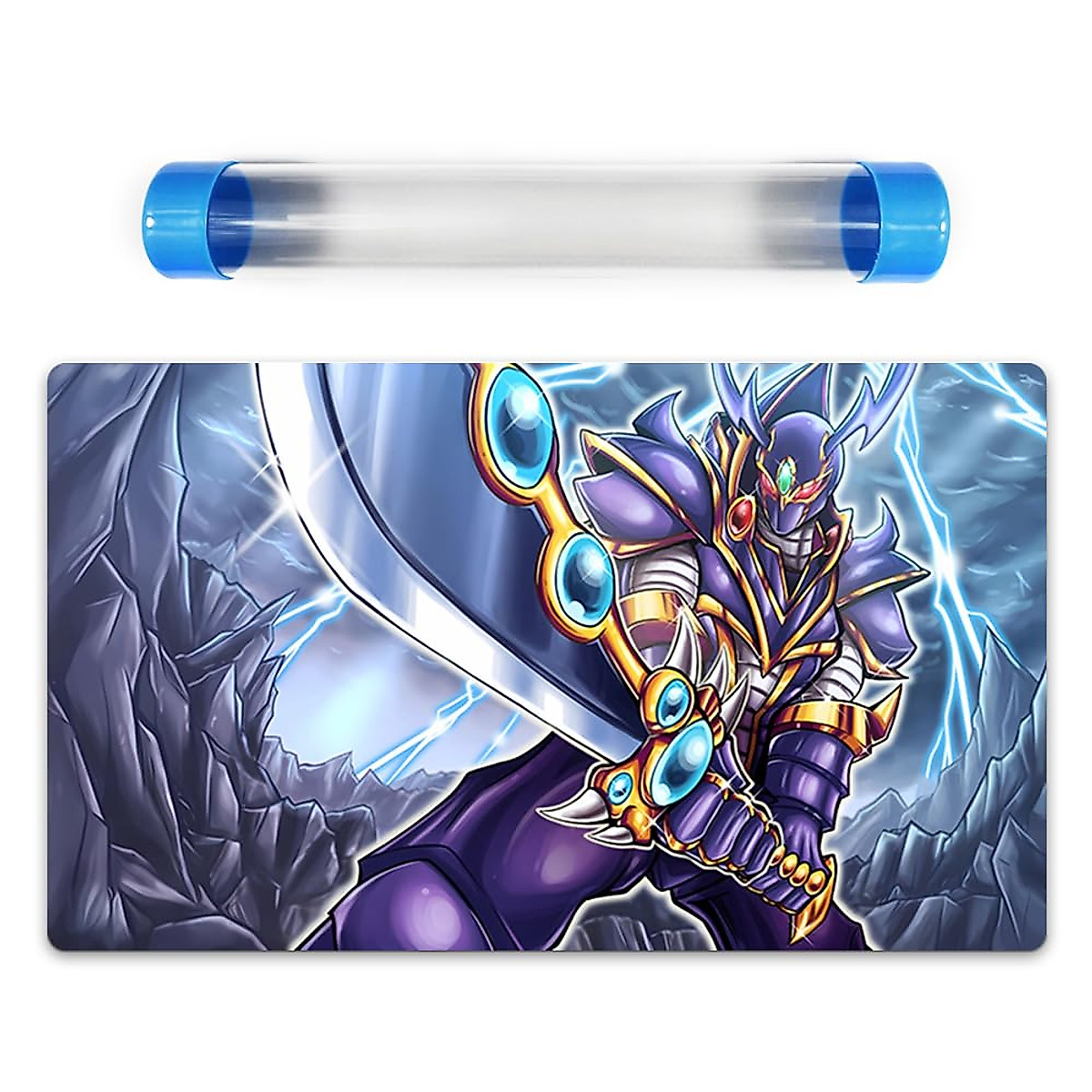 Ygomat Buster Blader Trading Card Game OCG Playmat TCG Mat Free Best Tube/Bag (A_No Playzones + Tube)