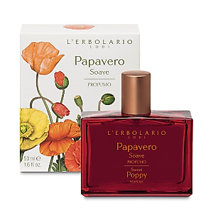 L'Erbolario Sweet Poppy - Notes Of Mandarin Orange, Red Poppy And Amber - Floral Fragrance For Women - Evanescent, Sweet Scent - Evokes Romance And Mystery - Long Lasting - 1.6 Oz EDP Spray