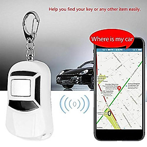 Key Finder Key Locator Key Detector Mini Anti Lost Key Locator Keychain Whistle Beep Sound Control with LED Fashlight for Wallets ,Car ,Pets ,Bags