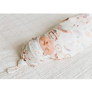 Copper Pearl Large Premium Knit Baby Swaddle Receiving Blanket Enchanted