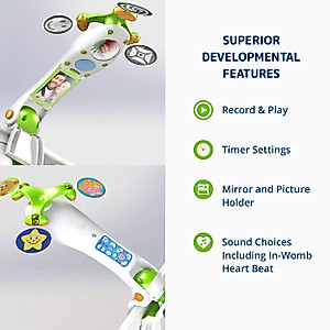 Nurture Smart - Portable Baby Crib Mobile with Superior Developmental and Safety Features for Babies Under 5 Months - Doctor Designed - Travel-Friendly - Attaches to Cribs, Bassinets and Play Yards