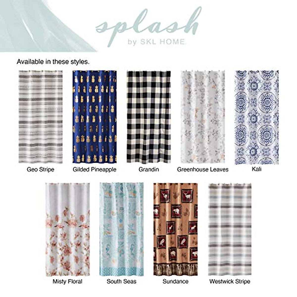 SKL Home Grandin Full Bath Gift Splash Box Plus Set (9 Pieces), Multicolored