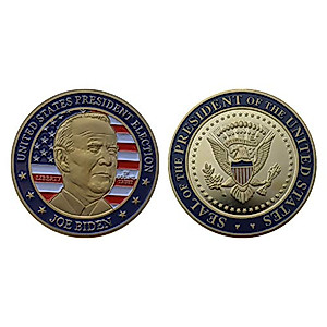 Joe Biden National Flag President Commemorative Coin Souvenir Collectible Coins