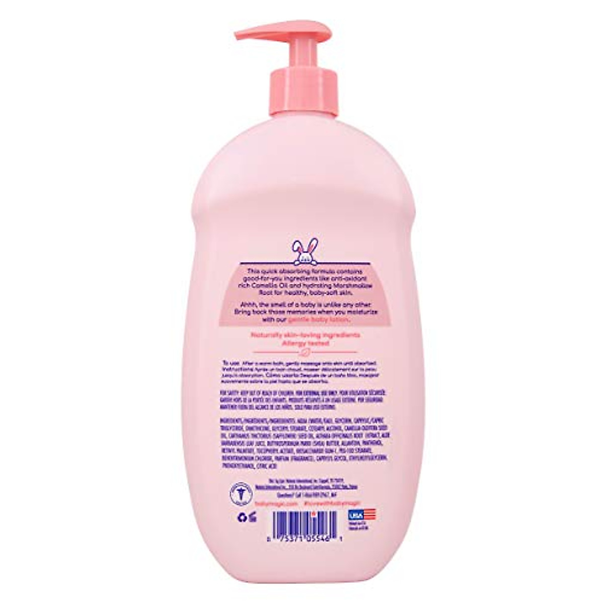 Baby Magic Gentle Baby Lotion | 30 Fl Oz (Pack of 4) | Vitamins & Aloe | Free of Parabens, Phthalates, Sulfates and Dyes