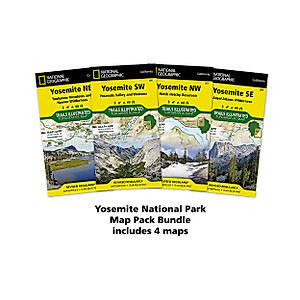 Yosemite National Park [Map Pack Bundle] (National Geographic Trails Illustrated Map)