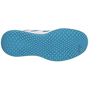 adidas Women's Forcebounce 2.0 Running Shoe, White/White/Pulse Blue, 9.5