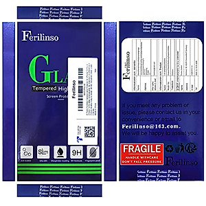 Ferilinso [6 Pack] Camera Lens Protector for iPhone 14 Pro Max iPhone 15 Pro Max iPhone 14 Pro iPhone 15 Pro Accessories Camera Screen Cover 9H Glass Unbreakable Protection Case Friendly