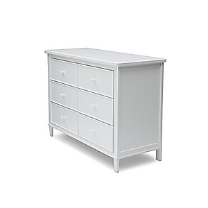 Delta Children Haven 6 Drawer Dresser, Greenguard Gold Certified, White