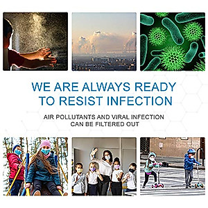 50 Pcs Disposable Face Cover 3-Ply Filter Non Medical Breathable Earloop Masks For Kid (Black Kid)