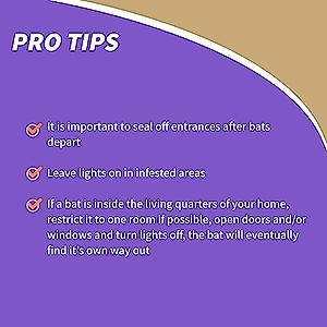 Bonide Bat Magic Bat Repellent, Pack of 4 Ready-to-Use Peppermint Oil Scent Packs for Long Lasting Indoor Bat Control