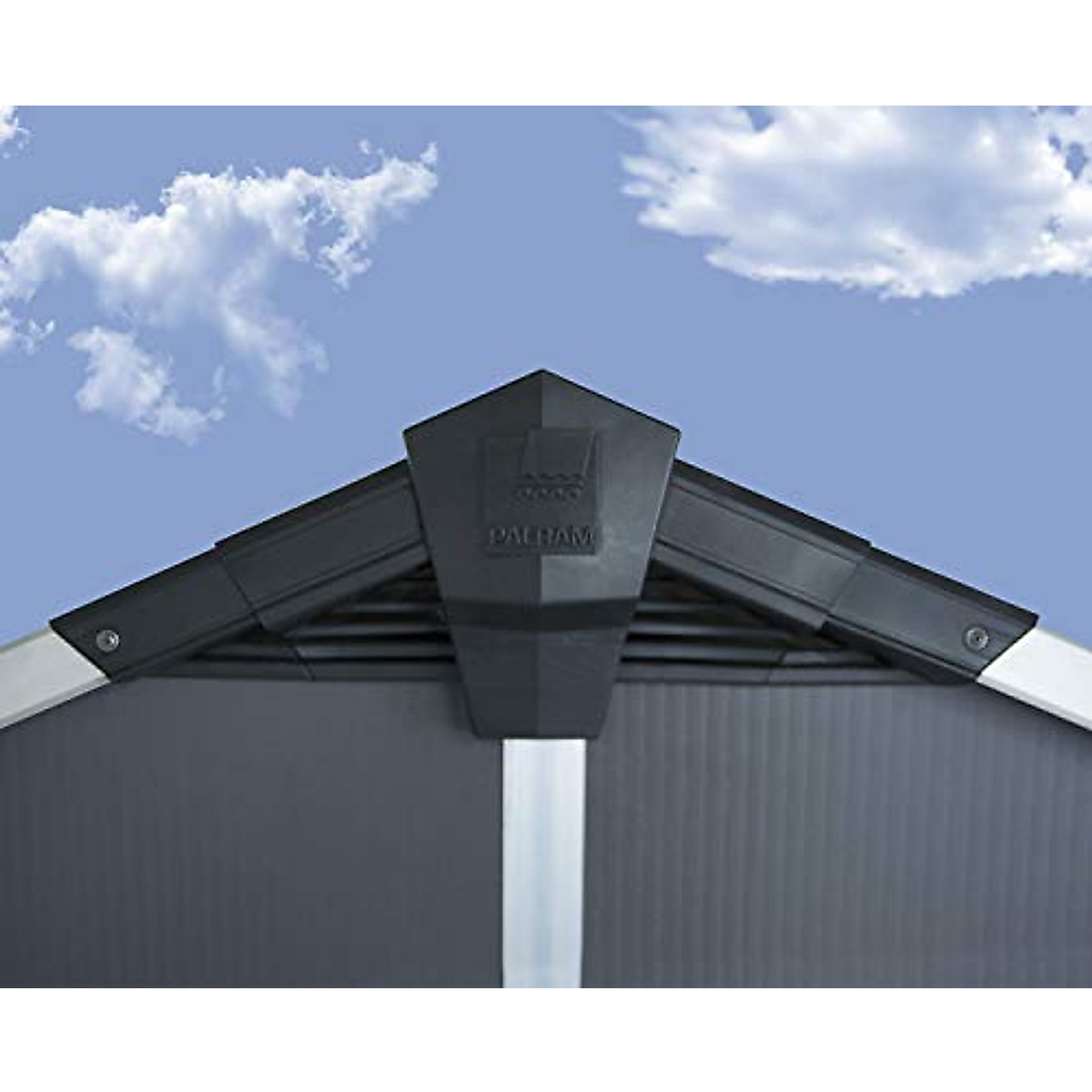 Palram - Canopia | Yukon 11x13 Storage Shed, Gray