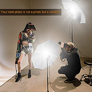 EMART Umbrella Photography Lighting Kit with 700W CFL 5500K Bulbs ,Soft Light Continuous Reflective Umbrella Lights Photography Kit for Portrait Studio Video Recording, Filming, Podcast
