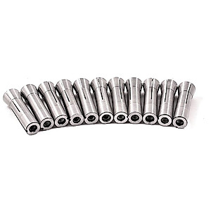 HHIP 4951-0008 11 Piece R8 Collet Set and 12 Piece Collet Rack