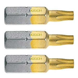 Bosch 2607001693 Maxgrip Screwdriver Bit, T25, 25mm Length, Blue