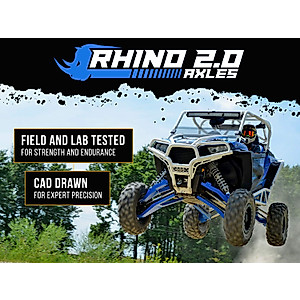 SuperATV Heavy Duty Rhino 2.0 Rear CV Axle for Polaris Ranger XP 1000 High Lifter Edition (2017+) - REAR