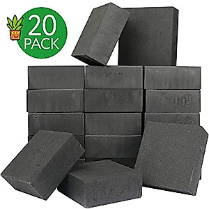 20 Pack Pot Feet for Outdoor Planters - Invisible Plant Risers for Medium and Large Sized Heavy Pots - 3/4" Elevators - Work Great On Patio and Deck Use - Made in USA
