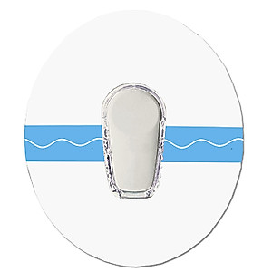 G6 Adhesive Patches Waterproof - 55 Pack Invisible Water-Resistant G6 Overpatch Transparent Stickers for G6-HECHUAN