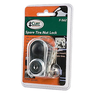 CURT 23562 Spare Tire Lock, Chrome