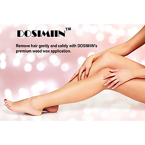 100Pcs Large Wax Waxing Wooden Stick, Body Hair Removal Sticks Applicator Spatula, Size 6" X3/4"