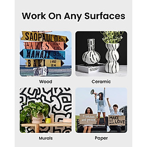 BIGTHUMB 3 Pcs Black Jumbo Permanent Markers: 15mm Wide Tip Thick Acrylic Paint Pen Large Calligraphy Marker for Rock Painting, Poster, Sign, Canvas, Glass, Wood, Ceramic