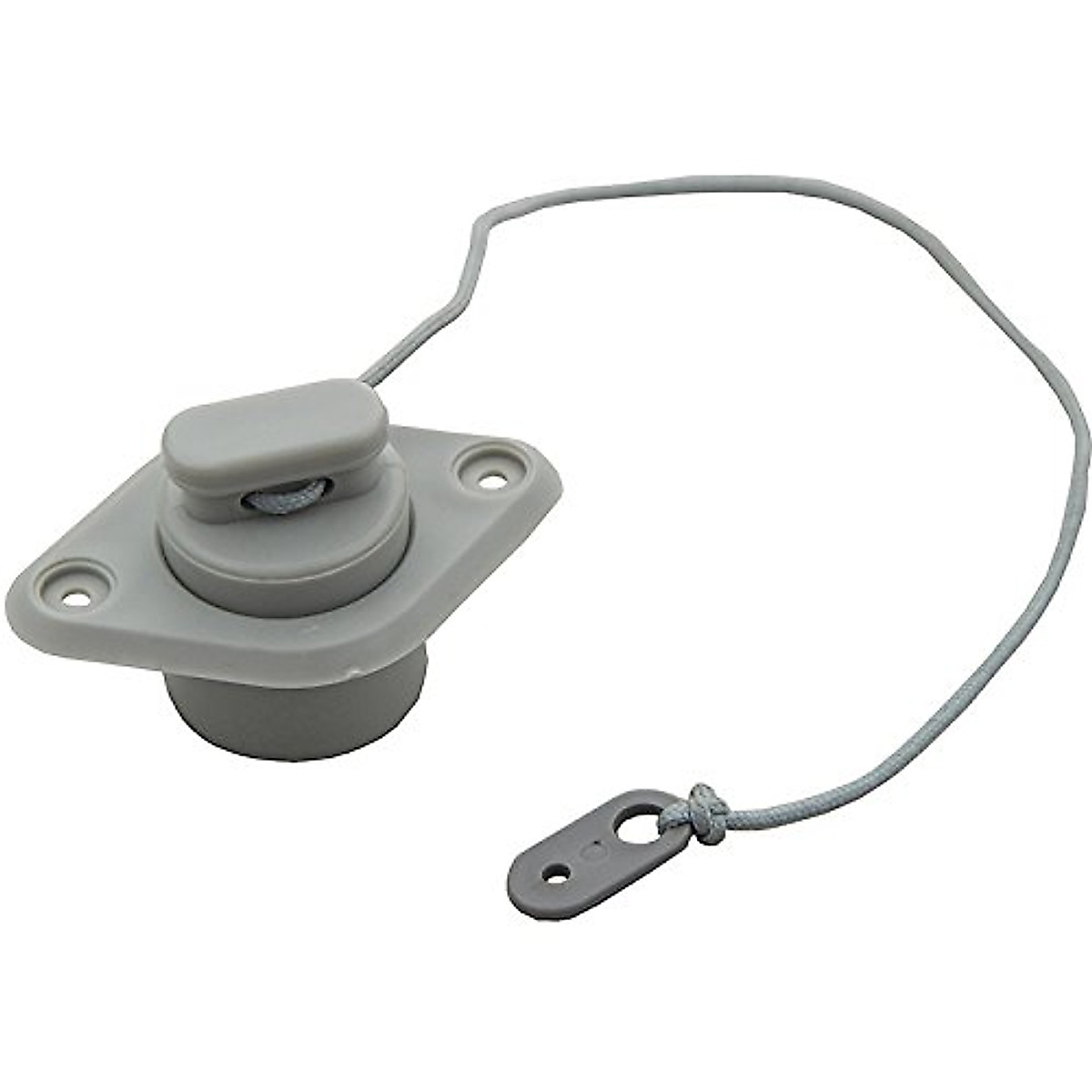 UP100 4pcs New Grey PVC Scupper Plug Boat Drain Valve Cap for Kayak Inflatable Dinghy Speedboats