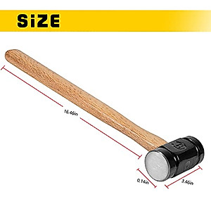 Hand-made Vintage Farrier Rounding Hammer Blacksmith Tools 36oz